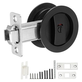 Round Recessed Door Lock with Color Coded Indicators 2 3/8" Backset ...