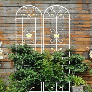 2 Pack Metal Garden Trellis - Bed Bath & Beyond - 40912341