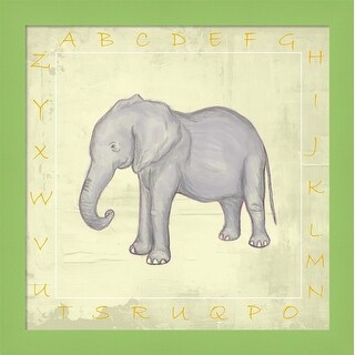 'Elephant Alphabet' Framed Art - Bed Bath & Beyond - 33532626