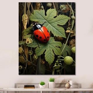 Designart "Ladybug Ladybugs Leisure" Ladybug Wall Art Prints - Bed Bath ...