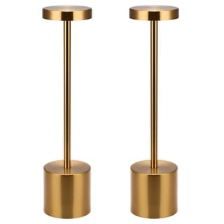 Cordless Rechargeable Table Lamp, 3 Color Stepless Dimming Up, Portable ...