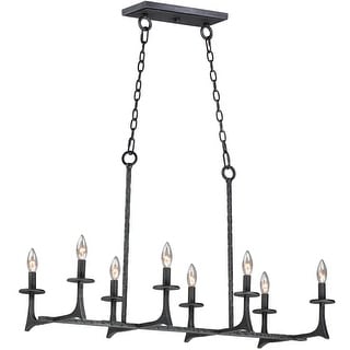 Maxim Anvil 8 Light 38" Wide Taper Candle Chandelier - Bed Bath ...