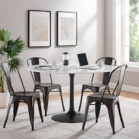 60" Round Artificial Marble Dining Table - On Sale - Bed Bath & Beyond ...