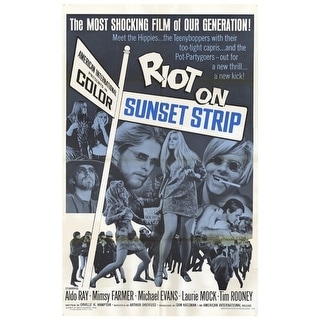 Riot On Sunset Strip Movie Poster Print (27 X 40) Item Movcf0437 - Bed ...
