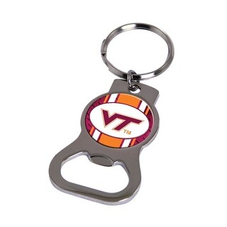 NCAA Virginia Tech Silver-Tone Bottle Opener Key Ring By Rico ...