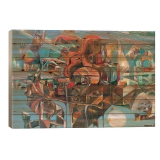 Per Aspera Ad Astra Print On Wood by Alexey Adonin - Multi-Color - Bed ...