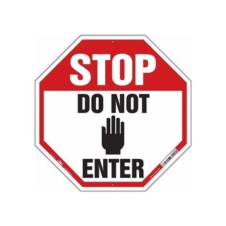 Condor Safety Sign,24 inx24 in,Polyethylene 473C25 - 1 Each - Bed Bath ...