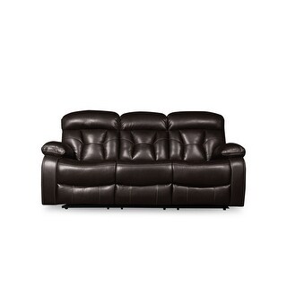 Nessa Brown Reclining Sofa - Bed Bath & Beyond - 39229730