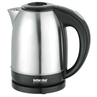 Better Chef 1.7L 7.2-Cup Stainless Steel Cordless Electric Kettle - Bed ...
