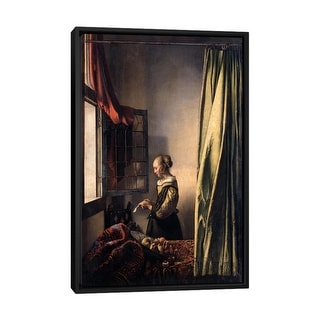 iCanvas "Girl Reading a Letter at an Open Window" by Johannes Vermeer ...