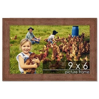 9x6 Frame Brown Barnwood Distressed/Aged Old Weathered Natural Wood ...