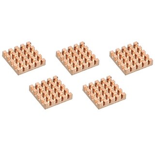 Heatsink Kit Pure Copper 14x14x3mm for IC MOS with Thermal Pads Pack of 5 - Gold Tone - Bed Bath ...