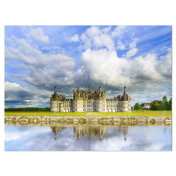 Chateau De Chambord Castle and Reflection - Extra Large Seashore Glossy ...