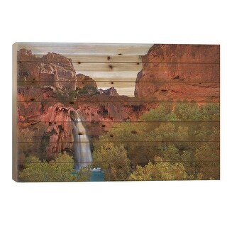 Havasu Falls, Grand Canyon, Arizona II Print On Wood by Tim Fitzharris ...