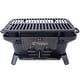 Oval Cast Iron Grill Outdoor, Portable Charcoal Grill and Tabletop Cast ...