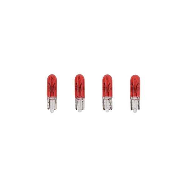 VDO Type D Wedge Based Peanut Bulb - Red Wedge Based Peanut Bulb - Bed ...
