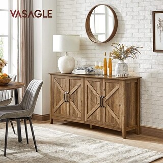 VASAGLE Buffet Cabinet, Sideboard, Credenza, Kitchen Storage Cabinet ...