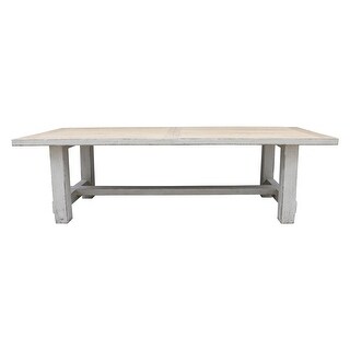 Artissance Amalfi Wooden Dining Table, 110 Inch Long - 110 Inch Long ...