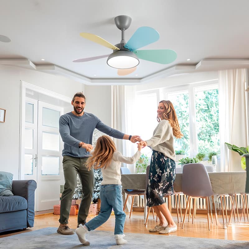 36 inch Smart Led Indoor Modern Dimmable Low Profile Macaron Semi Flush ...