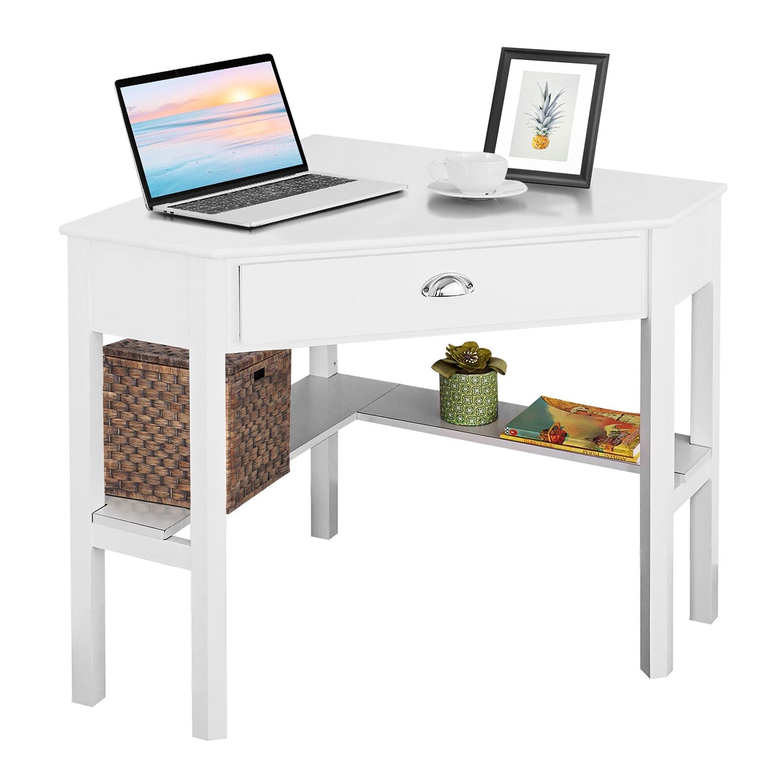 corner space saving desk