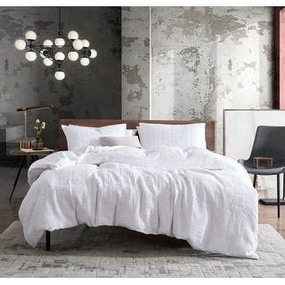 Kenneth Cole New York Midwood Waffle Weave White Comforter Set - Bed ...