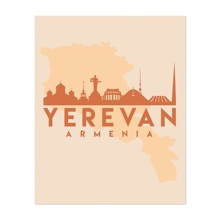 Yerevan Armenia Maps City Cityscape Coordinates Love Art Print/Poster ...