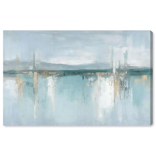 Reflective Blue Calm I Canvas Coastal Abstracts by Art Remedy - Bed ...