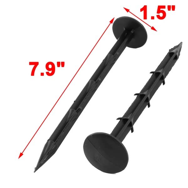 Household Garden Plastic Mulching Tools Securing Peg Nails 20 Pcs ...