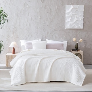 Cotton Cloud Jersey Bed Blanket, Quilted Bedspread, Soft Coverlet - Bed ...