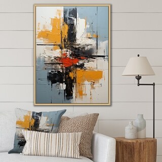 Designart "Deconstructed Colorfields Minimal Abstract I" Abstract ...