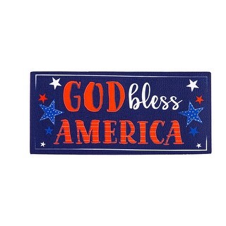 Patriotic God Bless America Sassafras Mat - Bed Bath & Beyond - 40413405