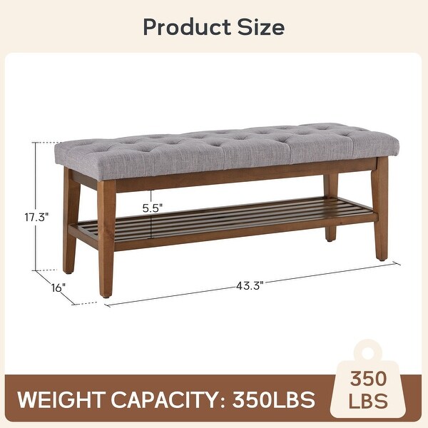 24 inch upholstered bench store