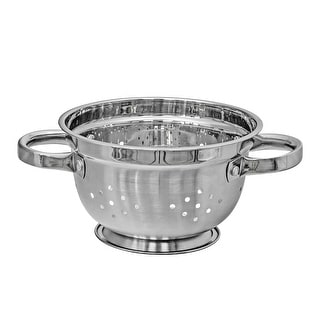 IH Casa Decor Stainless Steel Deep Colander With Handles 9.5" - Silver ...