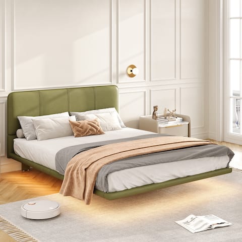 Claudia Iron Modern King-size Platform Bed Frame by Christopher Knight ...