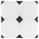 Merola Tile Betera Blanco 13-1/8"x13-1/8" Porcelain Floor and Wall Tile ...