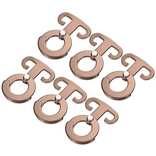 Aluminum T-Ring Hooks Tent Rope Buckles Self-Locking Camping Cord Hook ...