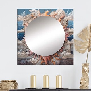 Designart "Visions Of Eye Of Consciousness Surrealism III" Eye Wall ...