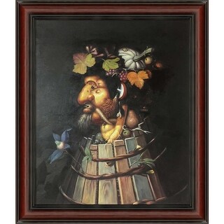 La Pastiche Autumn with Grecian Wine Frame, 25" x 29" - Bed Bath ...