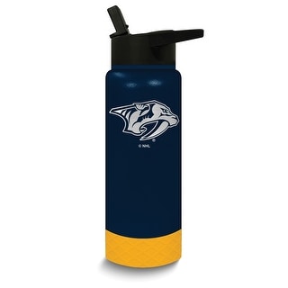 Curata NHL Nashville Predators Stainless Steel Silicone Grip 24 Oz ...