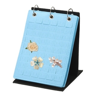 Enamel Pin Display Board, Pin Display Binder Stand with 5 Pages, Black ...