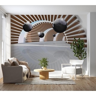 3D Illusion Non-pasted Wallpaper Wall Mural - Sky Tunnel - Bed Bath ...