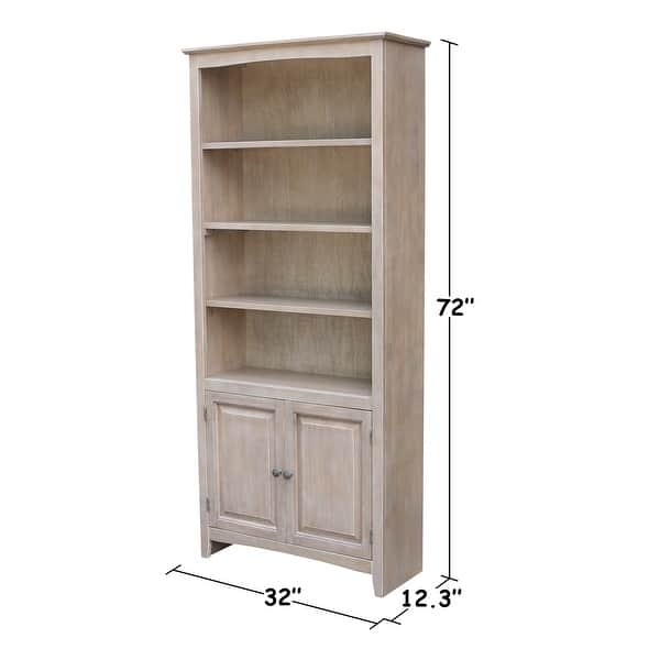 72-inch Shaker Bookcase - Bed Bath & Beyond - 20756817