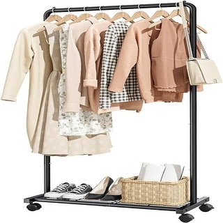 Clothing Rack with Storage Mesh Shelf - Bed Bath & Beyond - 39834569