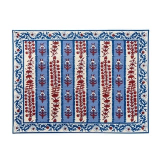 Couleur Nature Provence Avignon Mats - Set of 6 - Red/Blue - Bed Bath ...
