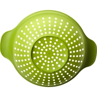 Green Plastic 6-Quart Strainer Colander - Bed Bath & Beyond - 40446297