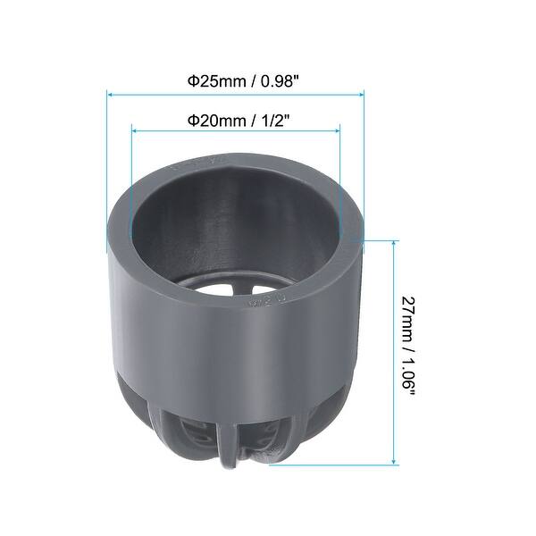 3Pcs Atrium Grate Cover Round Outdoor UPVC Sewer Drain Pipe Fitting ...