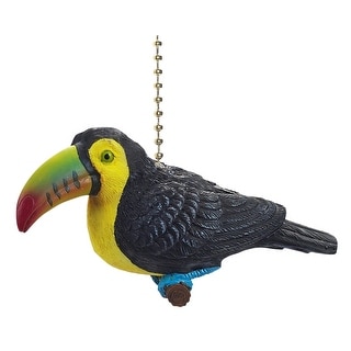 Tropical Toucan Bird Decorative Ceiling Fan or Light Pull 3 Dimensional ...