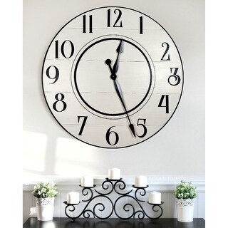 The Lucy Farmhouse Clock - Rustic Clock - Over Sized Wall Clock - Big ...