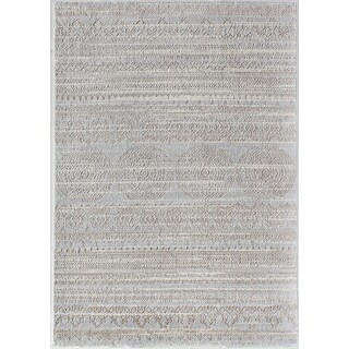 Lennox Oriental Misty Blue Area Rug - 7' x 9' - Bed Bath & Beyond ...
