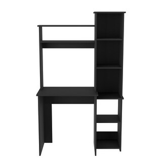 2-Shelves 5-Cubbies Writintg Desk, Computer Desk with Storage - Bed ...